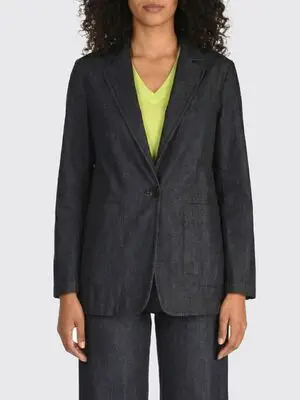 Aspesi Single-breasted Cotton Blazer - Black