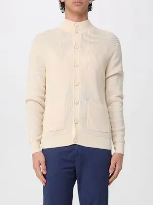 BALLANTYNE Cotton Button-up Cardigan - Beige