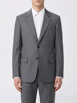 Valentino Garavani Single-breasted Merino Wool Blazer With Lapel Collar - Black