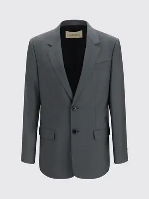 Valentino Garavani Single-breasted Merino Wool Blazer With Lapel Collar