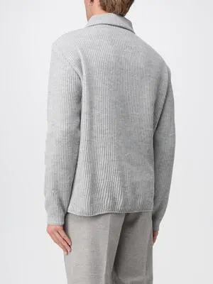 MANUEL RITZ Ribbed Knit Double-breasted Jumper