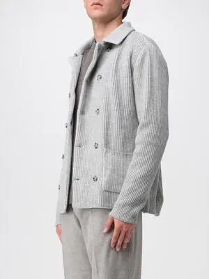 MANUEL RITZ Ribbed Knit Double-breasted Jumper
