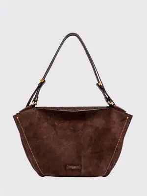 GIANNI CHIARINI Suede Handbag - Brown