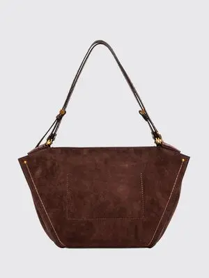 GIANNI CHIARINI Suede Handbag - Brown