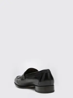 DOUCAL'S Leather Loafer - Dark