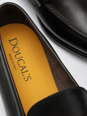 DOUCAL'S Leather Loafer - Dark