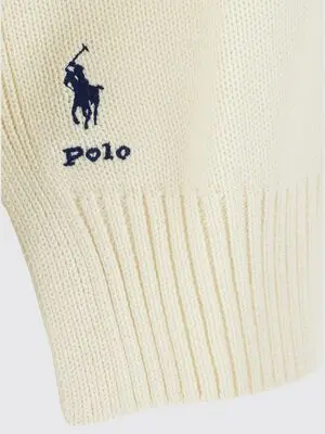 Polo Ralph Lauren Ribbed Crew Neck Jumper - Beige