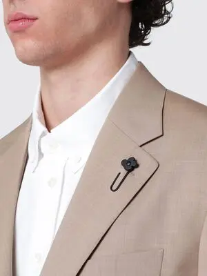 LARDINI Single-breasted Virgin Wool Dress