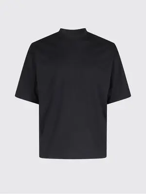 PAOLO PECORA Oversized Cotton T-shirt - Black