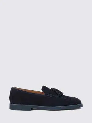 DOUCAL'S Suede Tassel Loafers - Blue