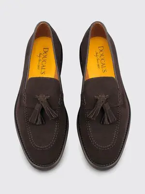 DOUCAL'S Suede Loafers With Tassels