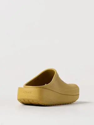 CROCS Platform Clogs - Green