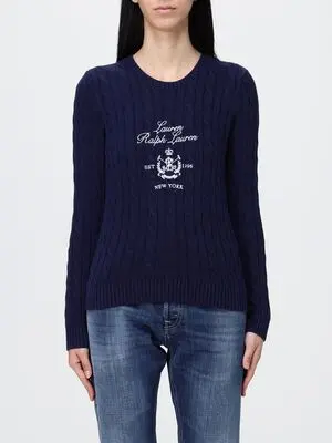 Ralph Lauren Crew-neck Sweater With Logo - Navy
