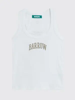 BARROW Cotton Tank Top With Print