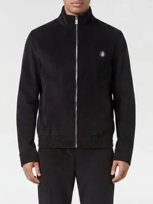 BILLIONAIRE Cotton Bomber Jacket - Black