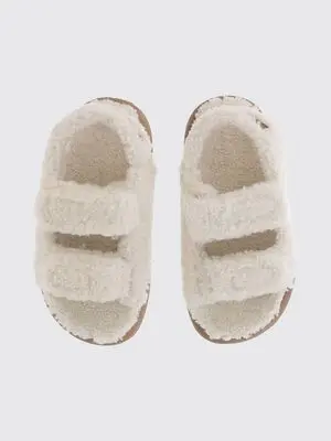 Moon Boot Shearling Sandal - White
