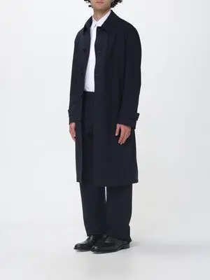 LARDINI Virgin Wool Trench Coat