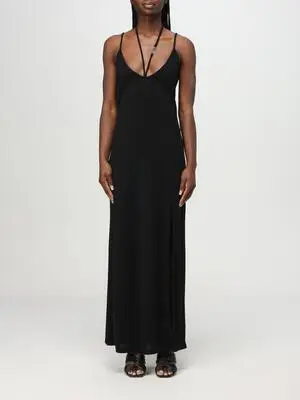 Karl Lagerfeld Strappy Maxi Dress - Black