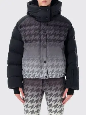 Perfect Moment Houndstooth Puffer Jacket - Black