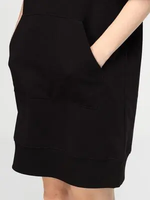 Michael Kors Short Sleeve Logo Hoodie Dress