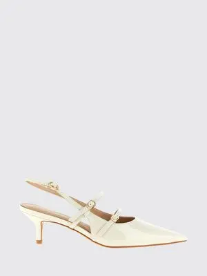 TWINSET Slingback Pumps With Buckle Detailing - White
