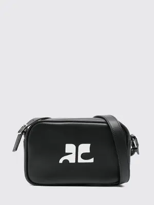COURREGES Logo Detail Mini Bag - Black