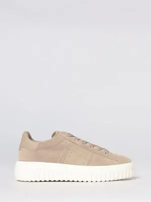 Hogan H-stripes Suede Sneakers - Grey