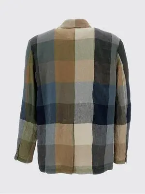 Barena Venezia Checked Linen Blazer