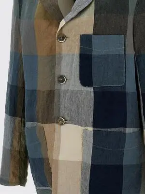 Barena Venezia Checked Linen Blazer