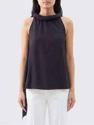 Loulou De Saison Silk Top - Black