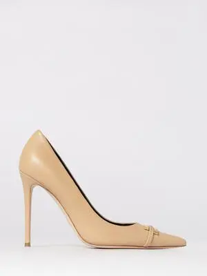 Elisabetta Franchi Leather Pumps Camel