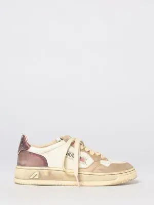 AUTRY Medalist Low Super Vintage Sneakers In Used Leather - Violet
