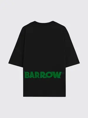 BARROW Cotton T-shirt With Logo - Black