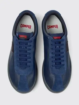 Camper Lace-up Leather And Suede Sneakers