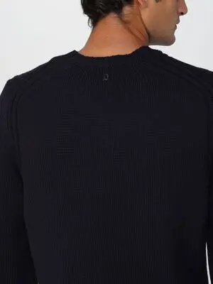 DONDUP Crew Neck Ribbed Jumper - Blue