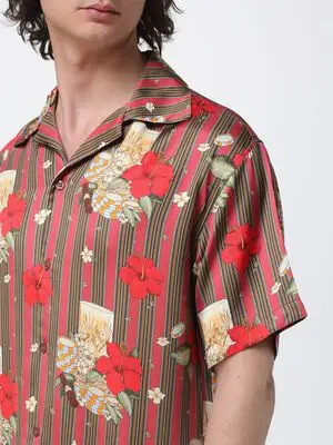 Drole De Monsieur Printed Viscose Casual Shirt