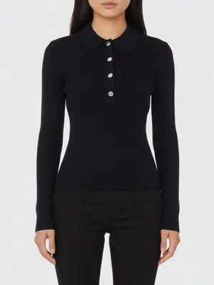 Michael Kors Viscose Knit Polo Shirt - Black