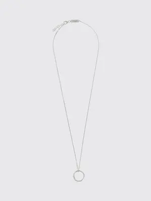 MAISON MARGIELA Logo Ring Necklace - Silver