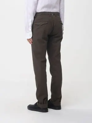 MASON'S Cotton And Linen Stretch Chino Trousers