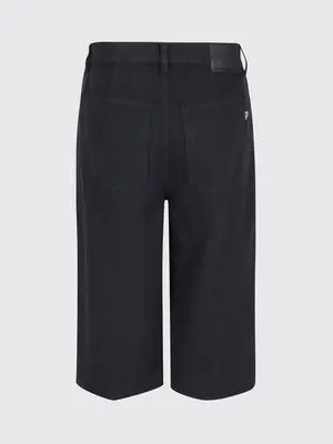 DONDUP Cropped Cotton Trousers - Black