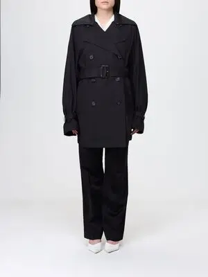 TOTEME Cotton Double-breasted Trench Coat - Black