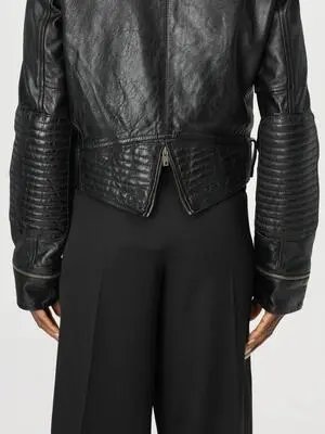 GOLDEN GOOSE Leather Moto Jacket