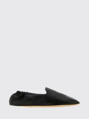 THE ROW Casa Lamb Nappa Loafers - Black