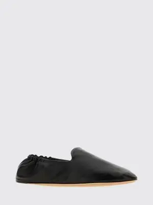 THE ROW Casa Lamb Nappa Loafers - Black