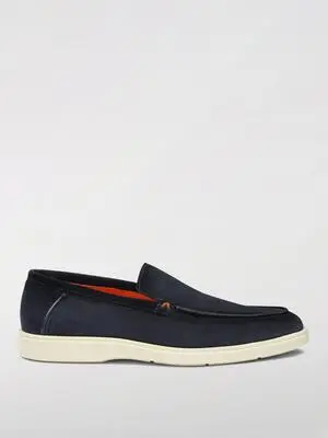 Santoni Suede Loafers - Blue