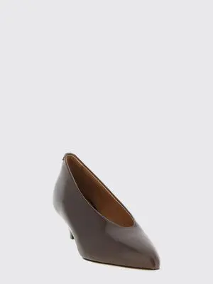 JIL SANDER Arc Calf Leather Pumps - Brown