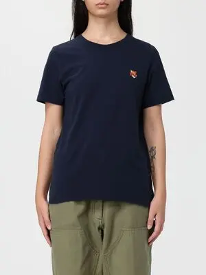 Maison Kitsuné Organic Cotton T-shirts - Blue