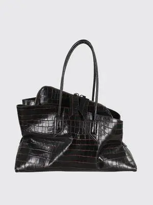Attico Leather Bag - Brown