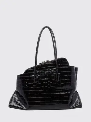 Attico Croc Effect Shoulder Bag