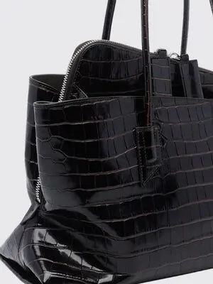Attico Croc Effect Shoulder Bag
